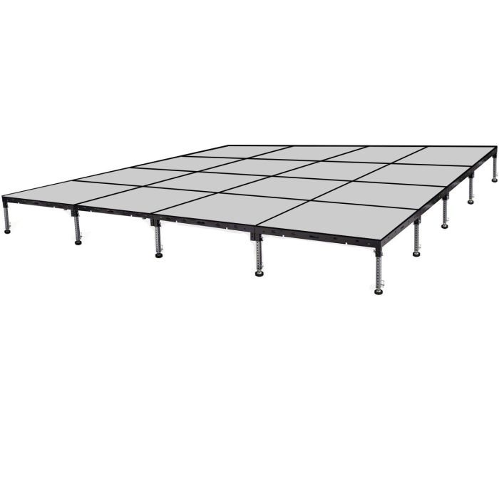 16' X 16' Portable Stage 2' Tall Available For Rent for only $750.00 p ...