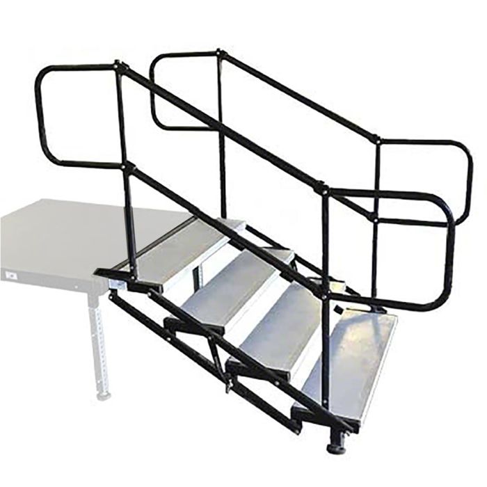 4 Step Adjustable Height Stairs for Rent – DJ BAND SUPPLY